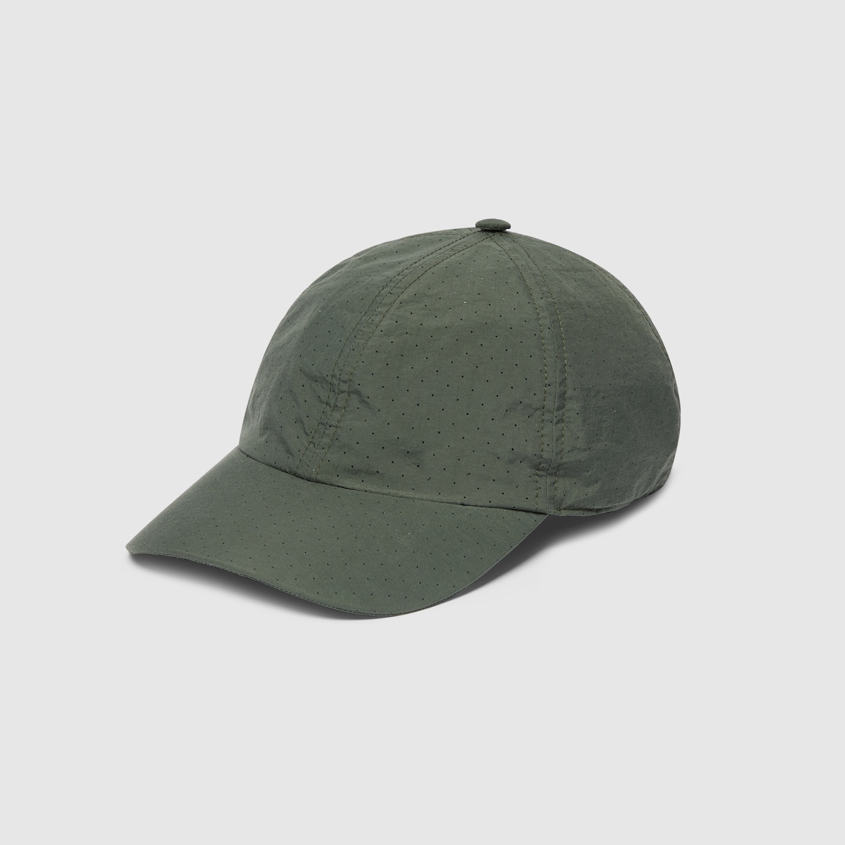Cotton baseball hat with print in green | GUCCI® SG
