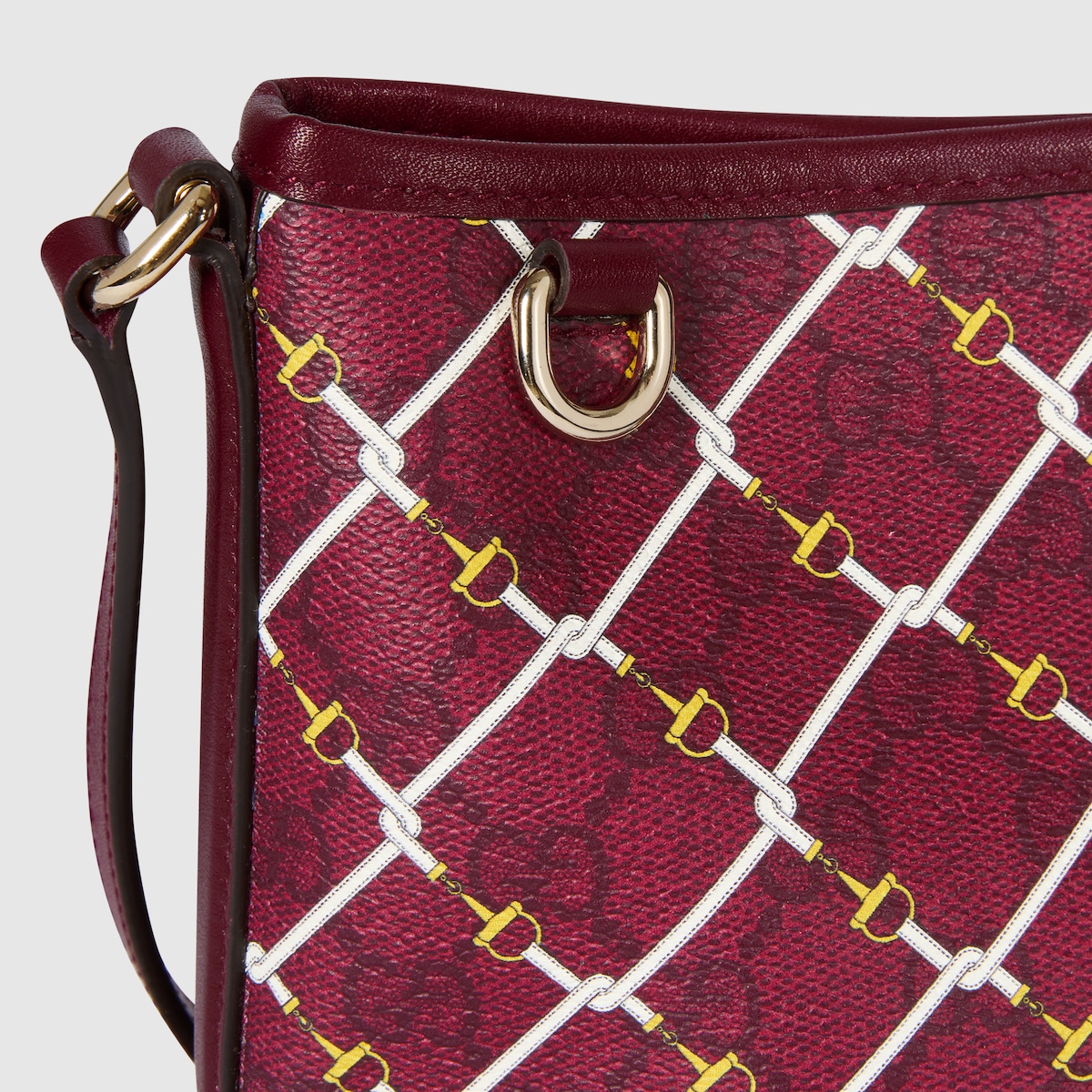 Printed GG mini bag in red and pink GG fabric | GUCCI® US