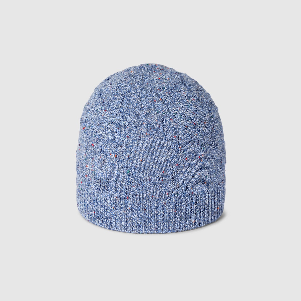 Baby GG cotton jacquard hat in light blue | GUCCI® ZA