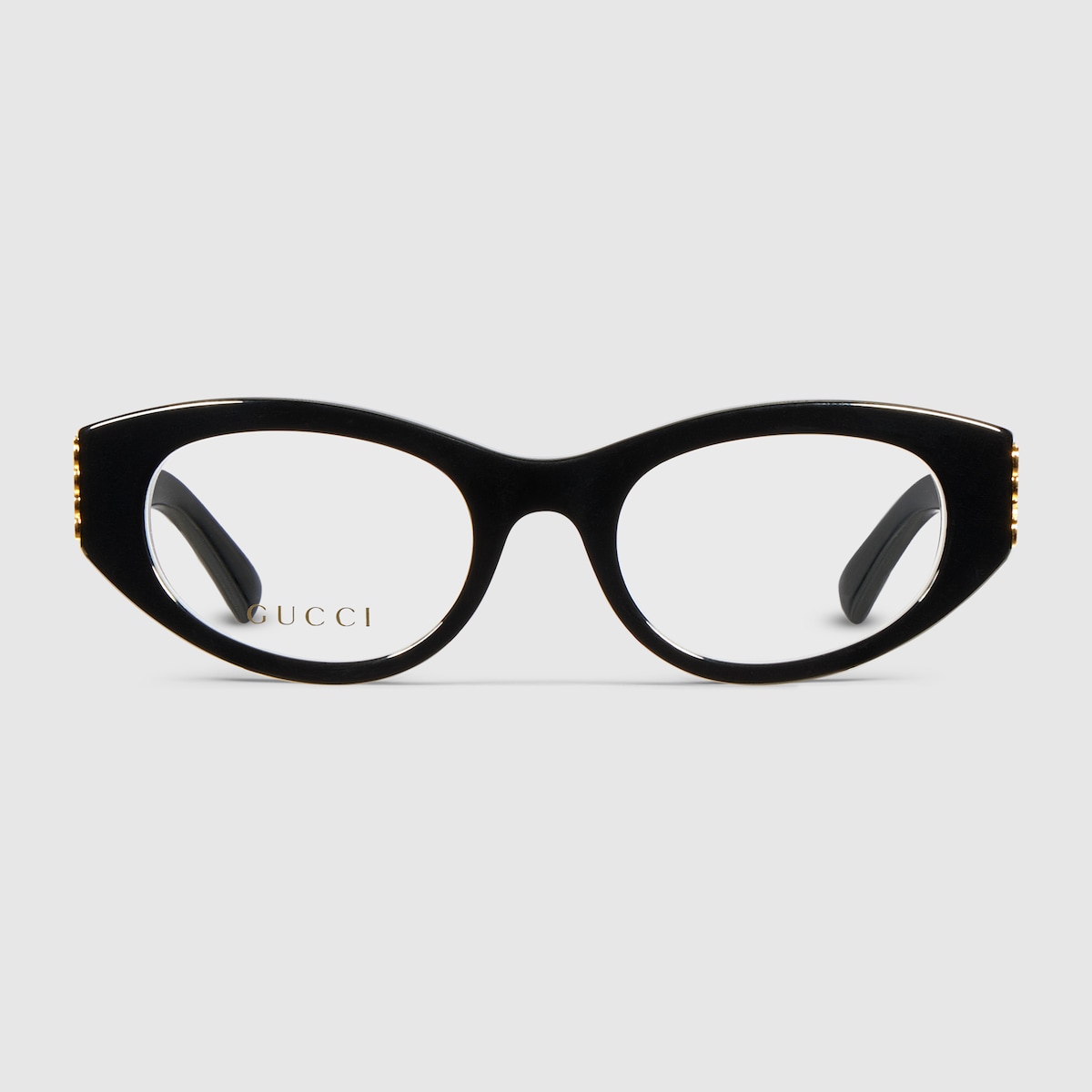 Oval optical frame in black | GUCCI® US