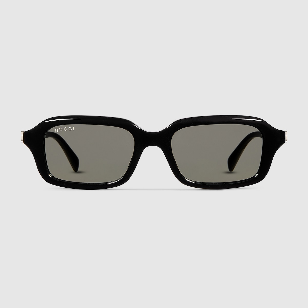 Rectangular frame sunglasses in black | GUCCI® US