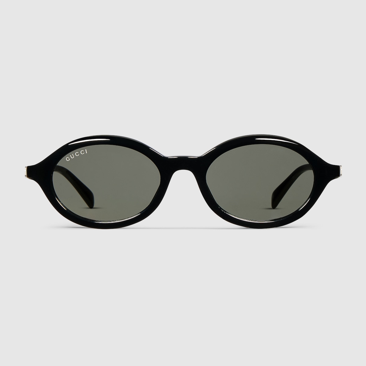 Round frame sunglasses in black | GUCCI® US