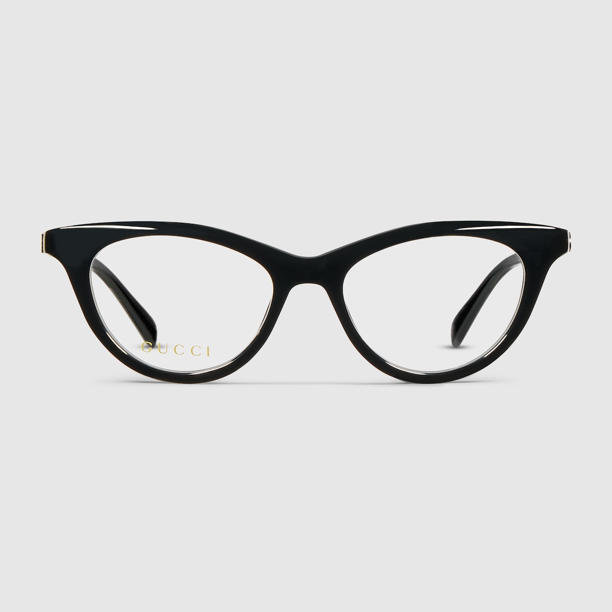 Cat-eye optical frame in black | GUCCI® US