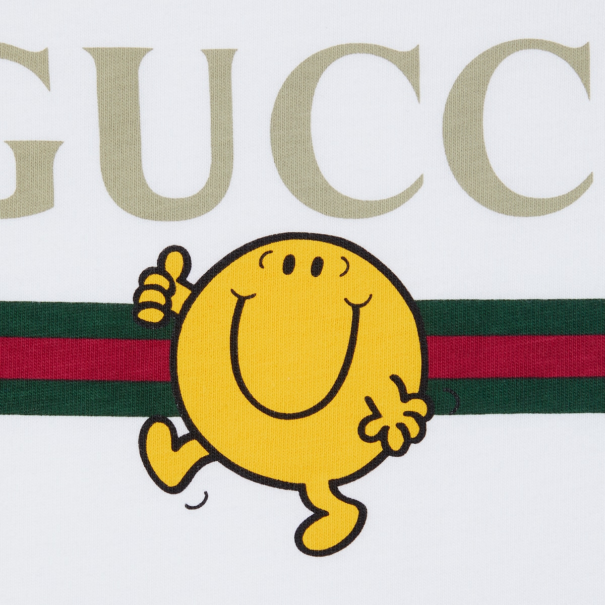 Children's cotton T-shirt with print in white | GUCCI® US