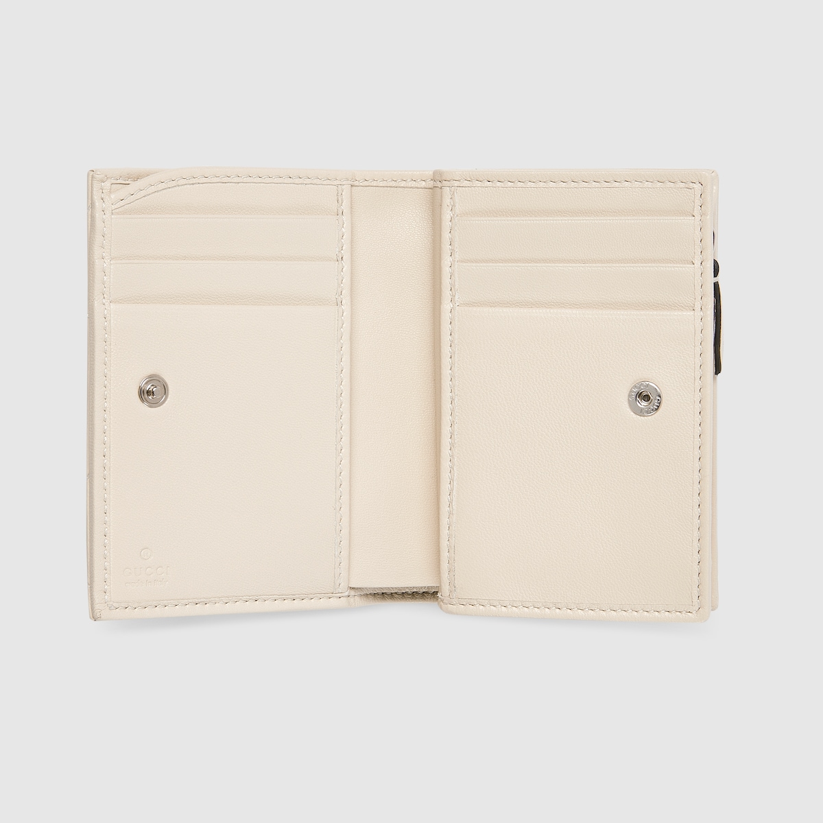 GG Marmont wallet in ivory leather | GUCCI® US