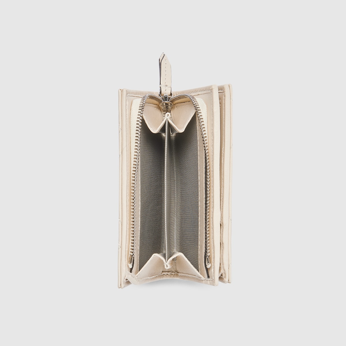 GG Marmont wallet in ivory leather | GUCCI® US