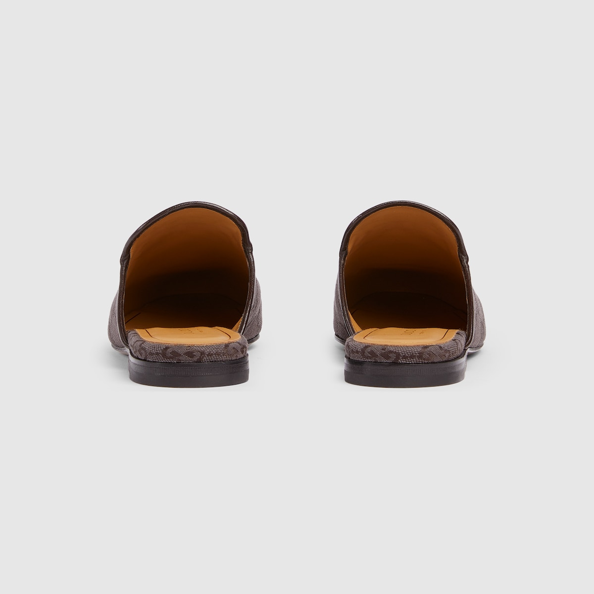 Women's Princetown slipper in dark brown GG canvas | GUCCI® US