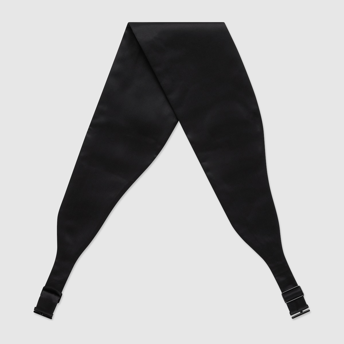 Satin cummerbund in black | GUCCI® US