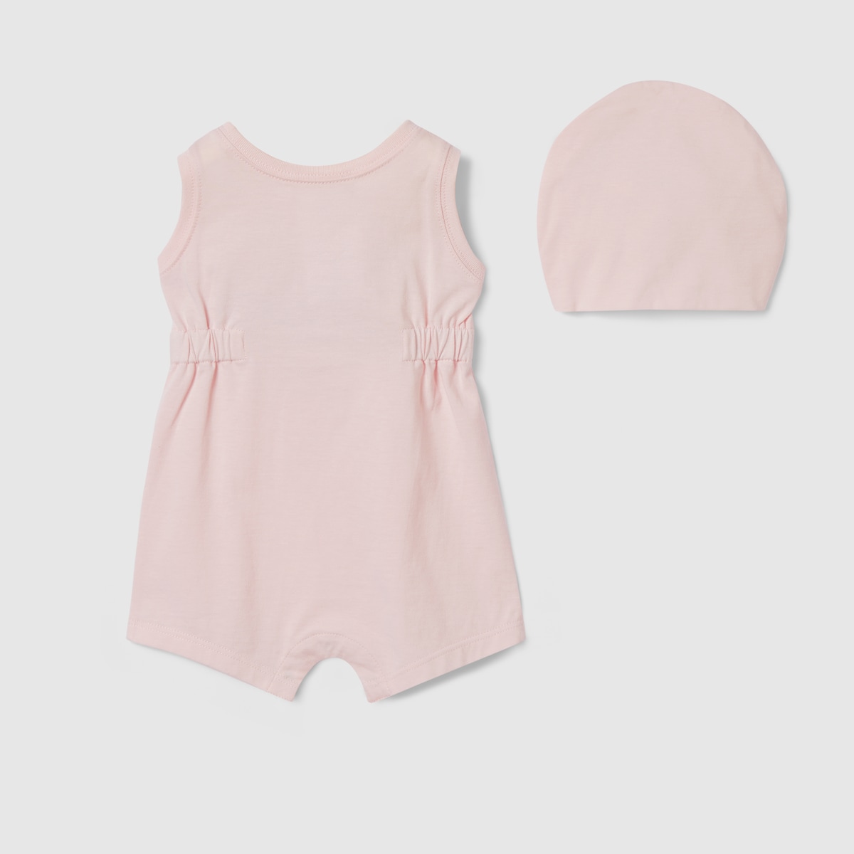 Baby two-piece gift set with print in pale pink | GUCCI® CA