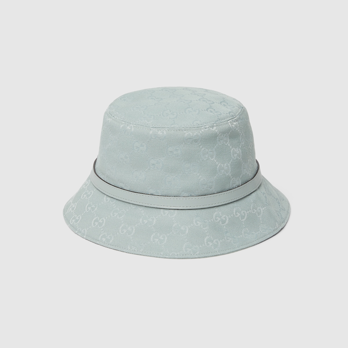 GG canvas bucket hat in icy blue | GUCCI® US