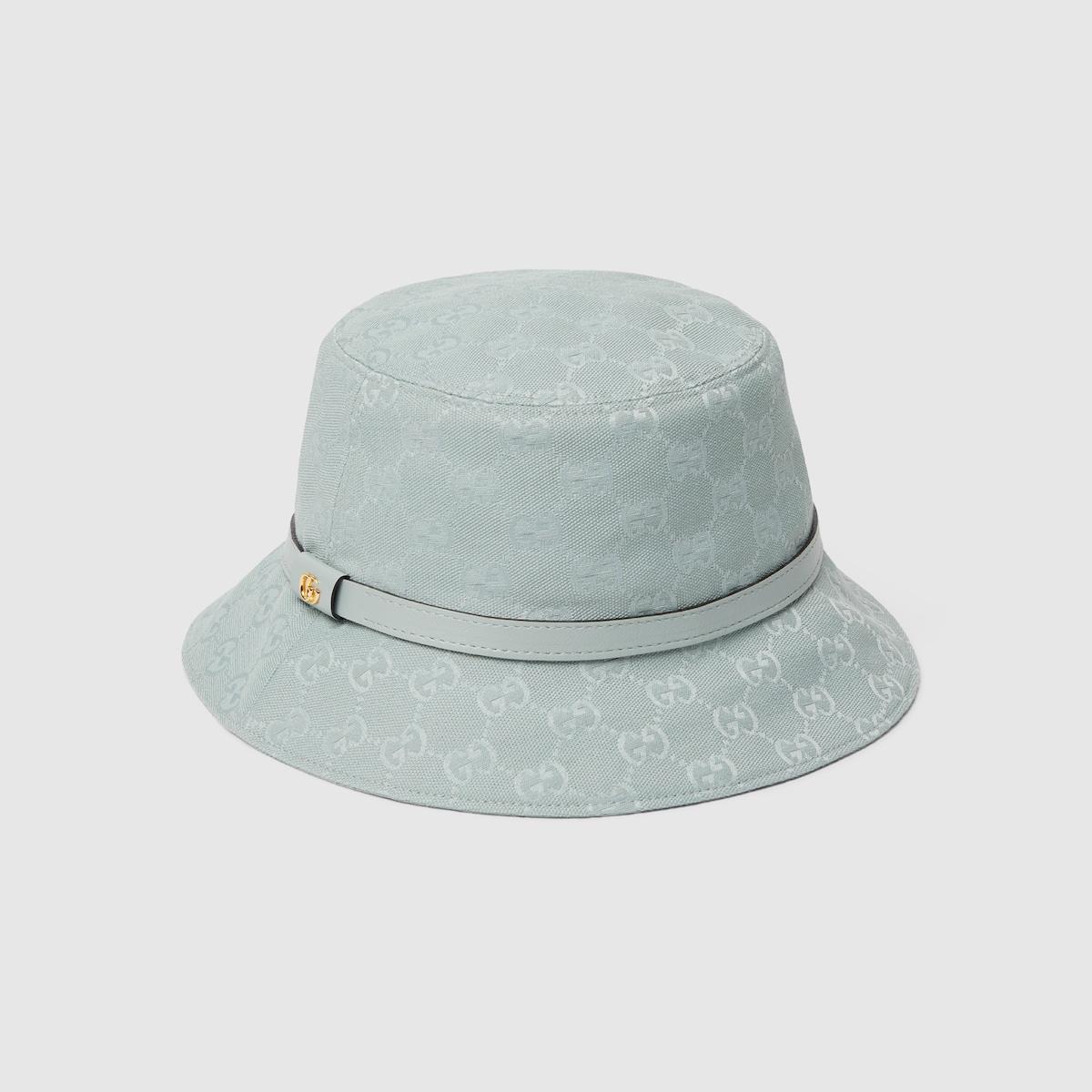 GG canvas bucket hat in icy blue | GUCCI® US