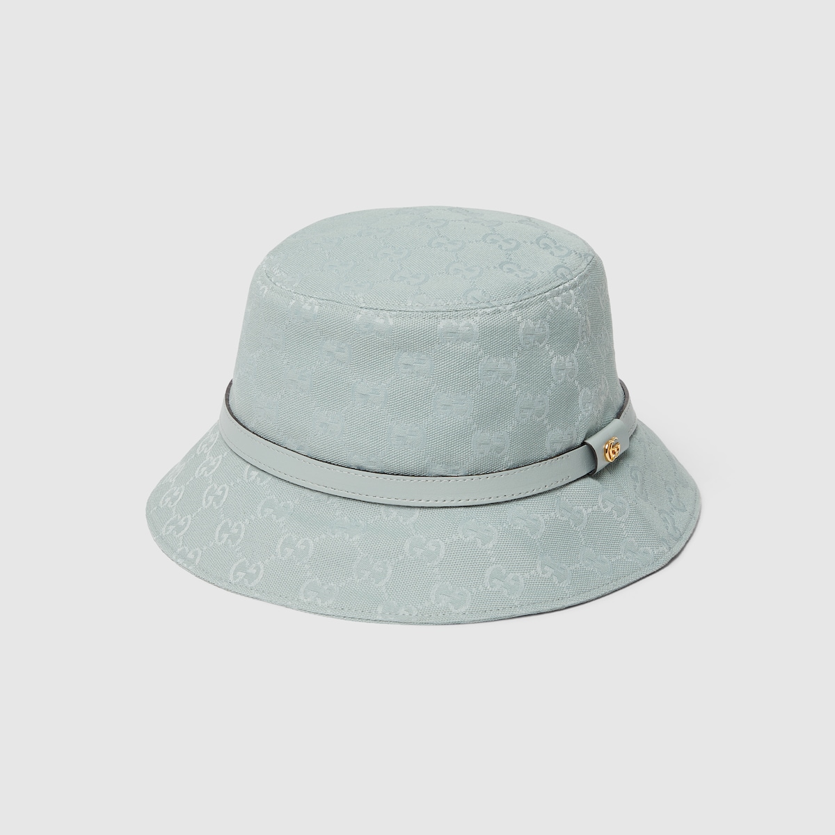 GG canvas bucket hat in icy blue | GUCCI® US