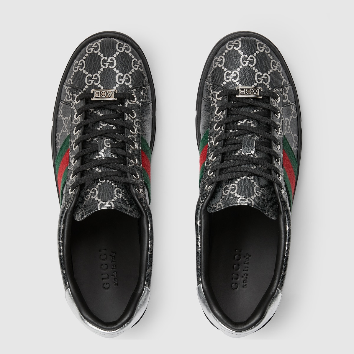Men's Gucci Ace sneaker in black GG fabric | GUCCI® US