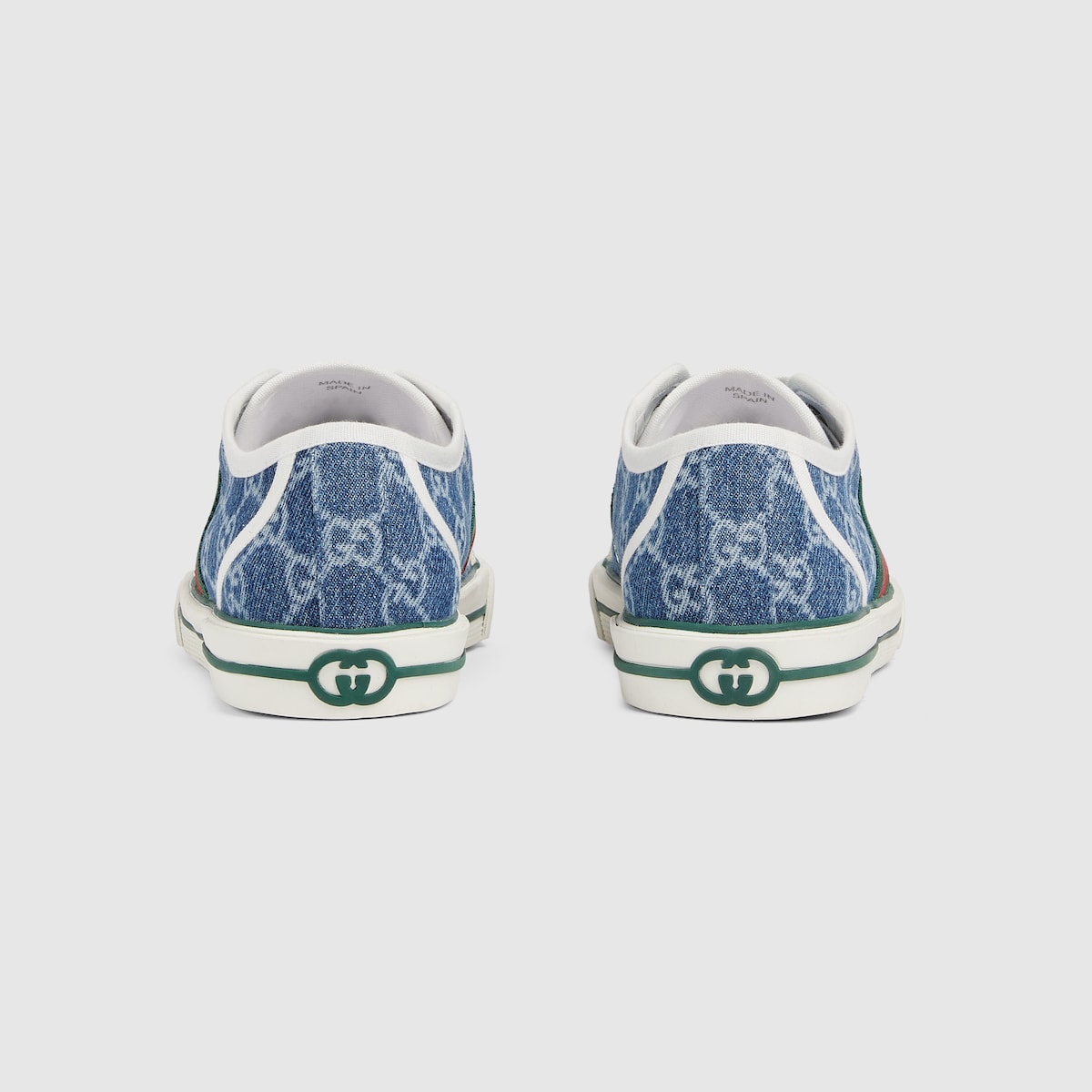 Gucci Tennis 1977 Damensneaker in blauer GG Denim | GUCCI® DE
