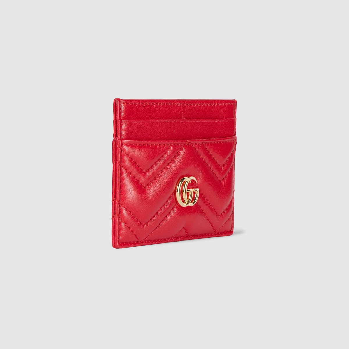 GG Marmont card case in bright red leather | GUCCI® SE