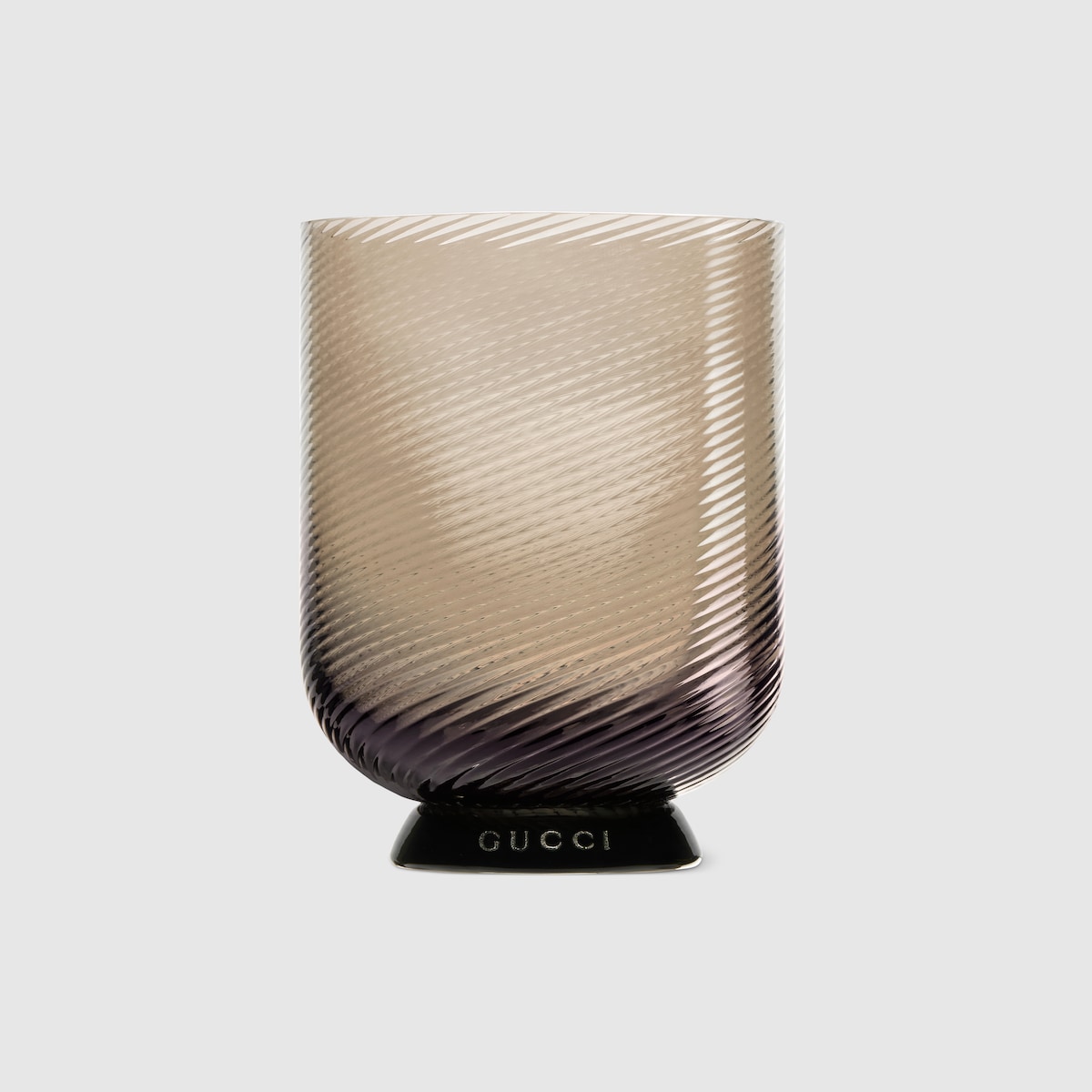 Murano glass tumbler, set of two in grey | GUCCI® TR