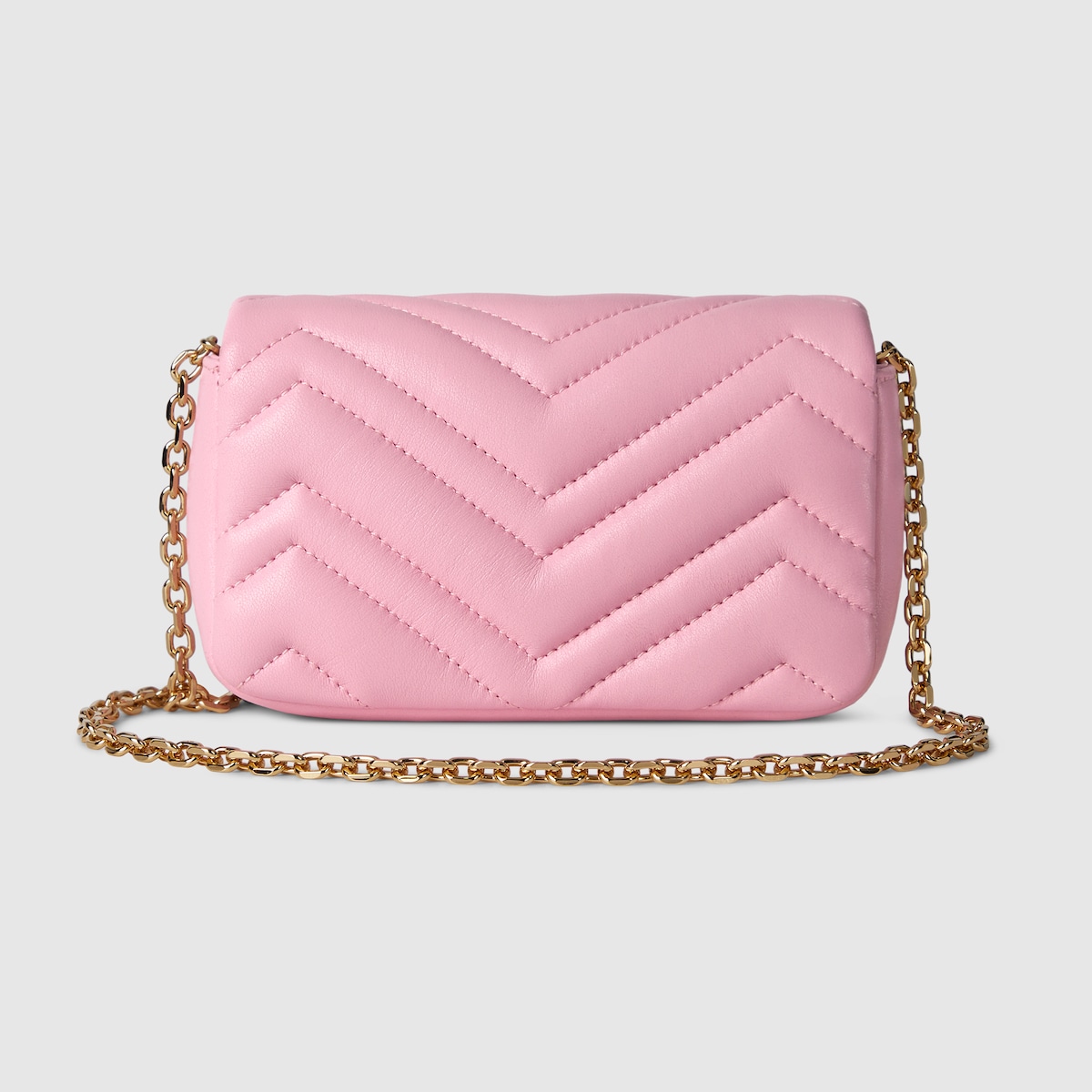 GG Marmont mini shoulder bag in light pink leather | GUCCI® US