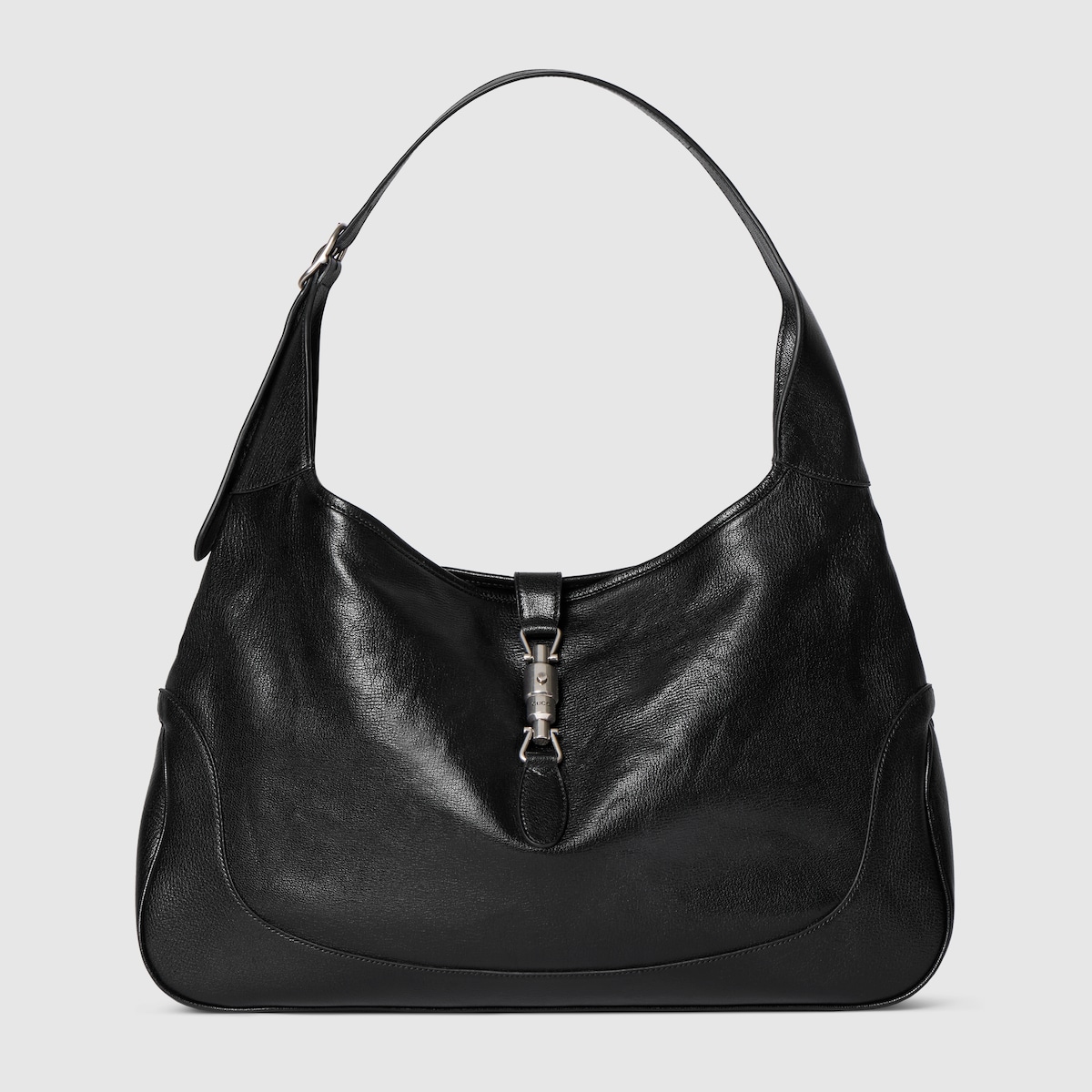 Gucci Jackie 1961 large crossbody bag in black leather | GUCCI® HU