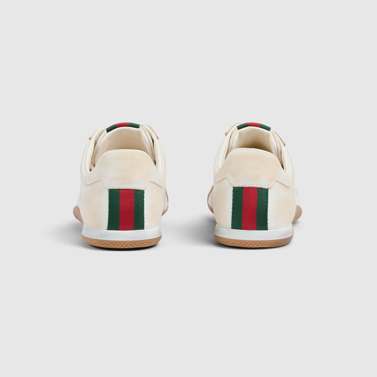 Men's Gucci Shift trainers in white leather | GUCCI® AU