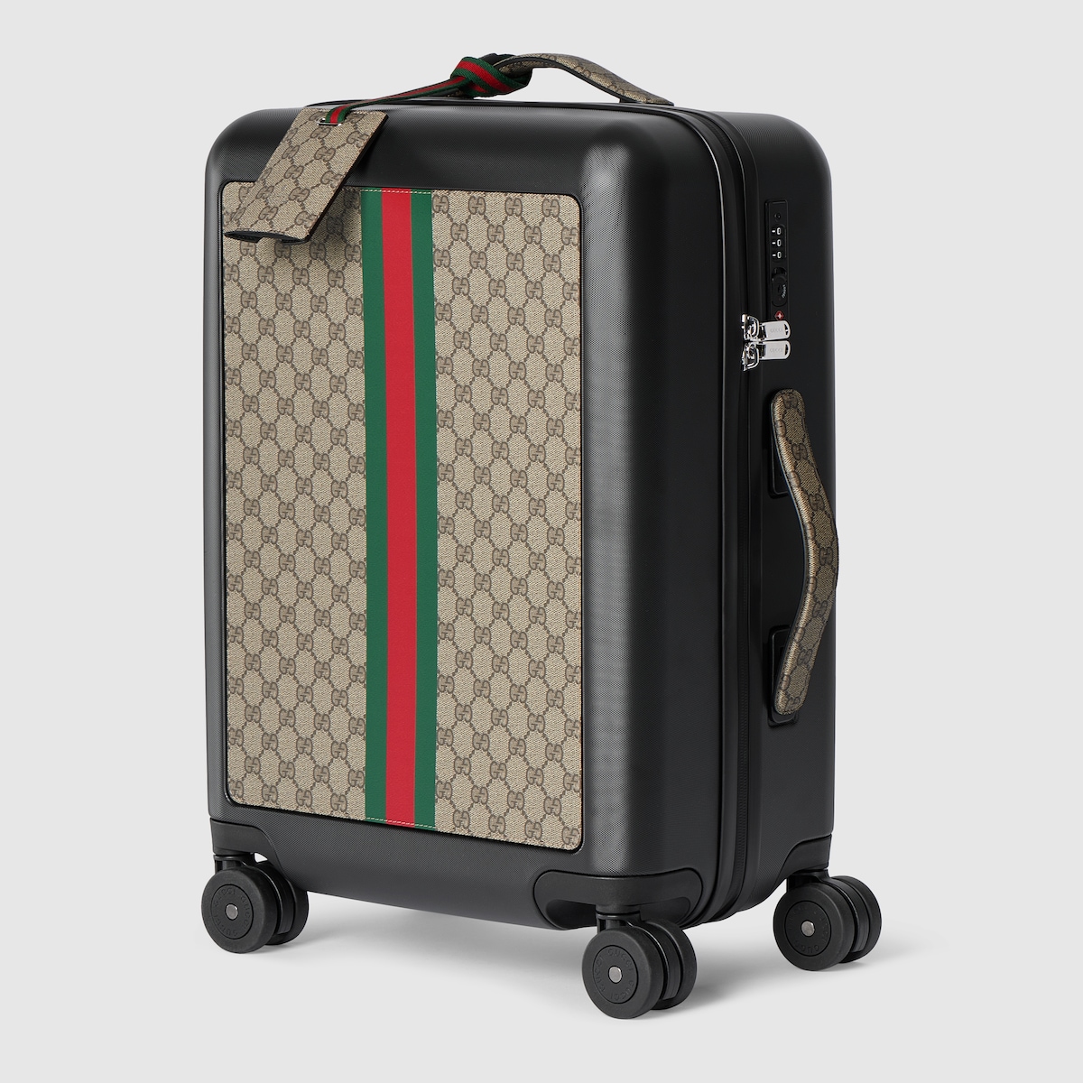 Gucci Porter Light cabin plus trolley in black polycarbonate | GUCCI® US