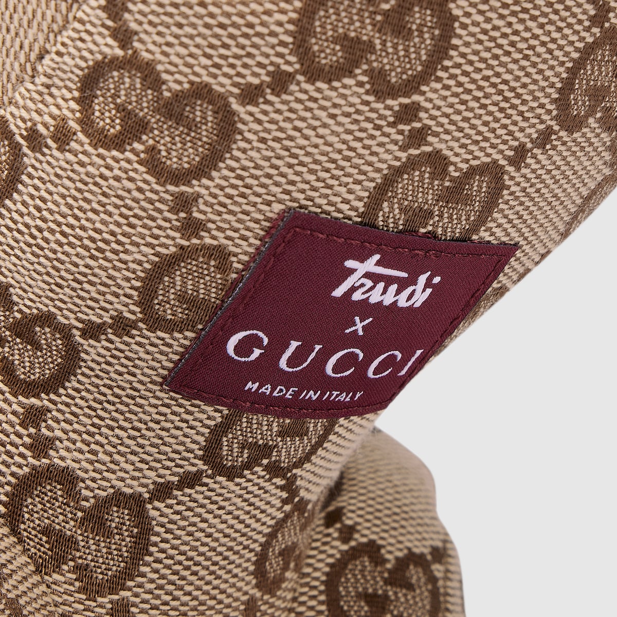 GG stuffed dog in beige and dark brown | GUCCI® US