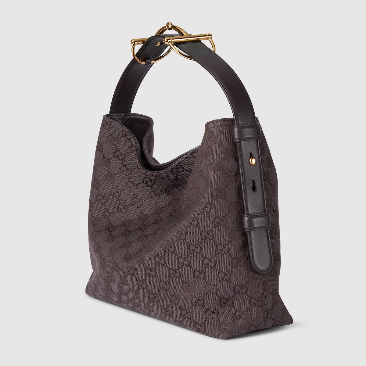 Gucci Beatrix medium tote bag in brown and dark brown GG canvas | GUCCI® SA