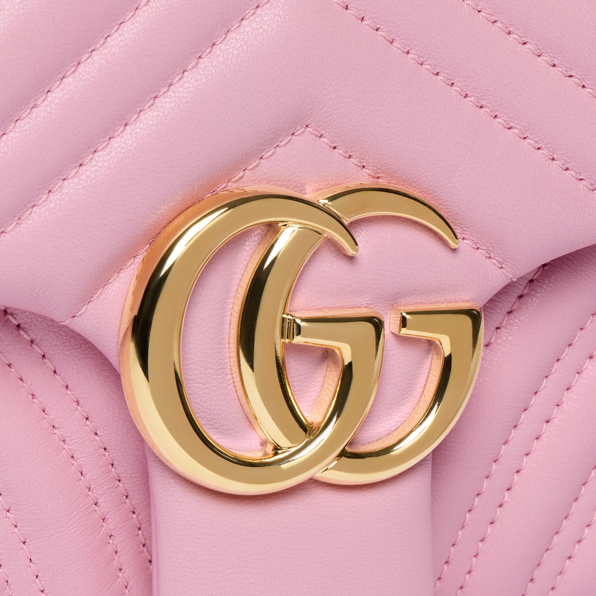 GG Marmont medium shoulder bag in light pink leather | GUCCI® NL