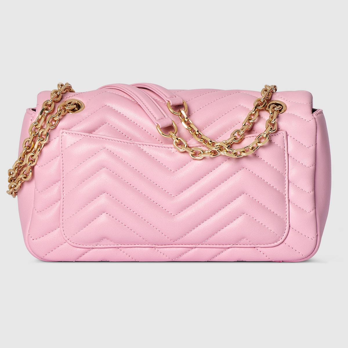 GG Marmont medium shoulder bag in light pink leather | GUCCI® BE