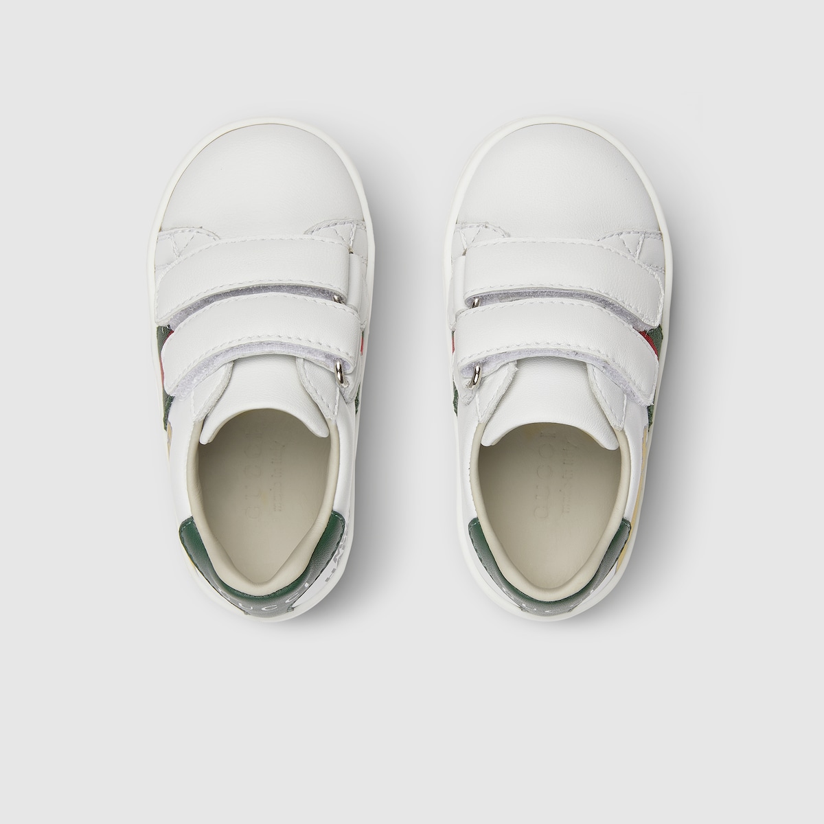 Toddler Gucci Ace sneakers in white leather | GUCCI® US
