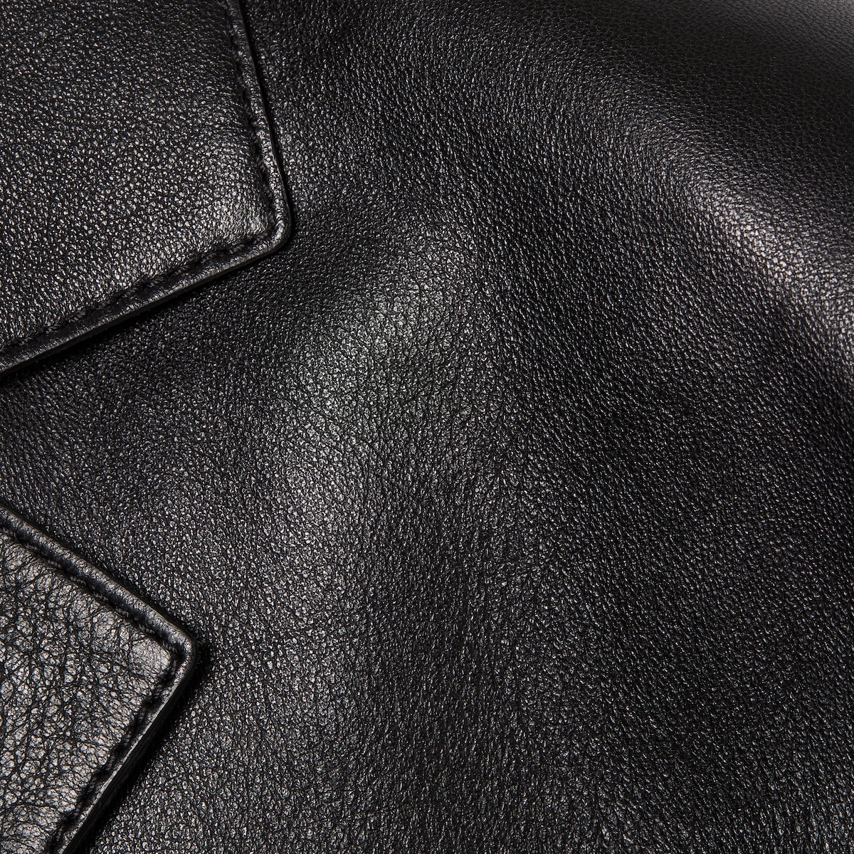 Soft nappa leather jacket inblack | GUCCI® International