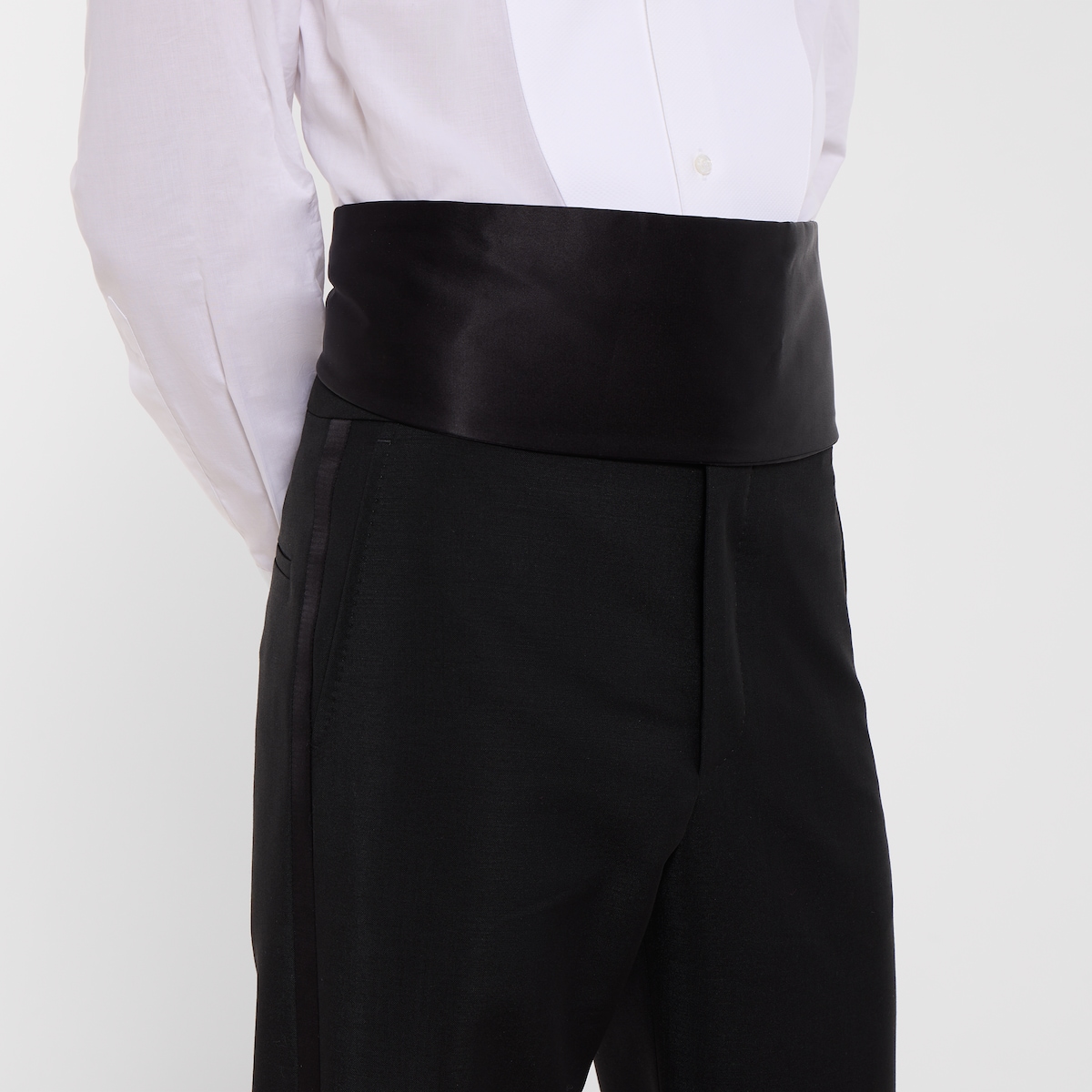 Light wool mohair canvas suit inblack | GUCCI® International