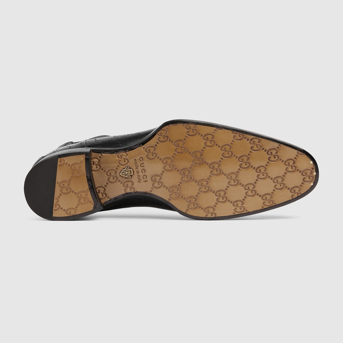Men's ankle boot in black GG leather | GUCCI® NZ