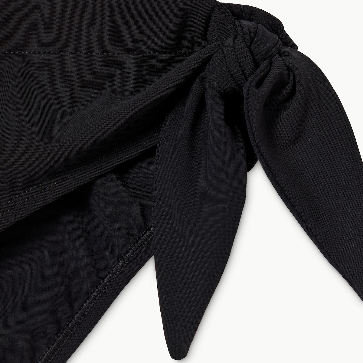 Stretch jersey swim briefs with knot in black | GUCCI® ZA