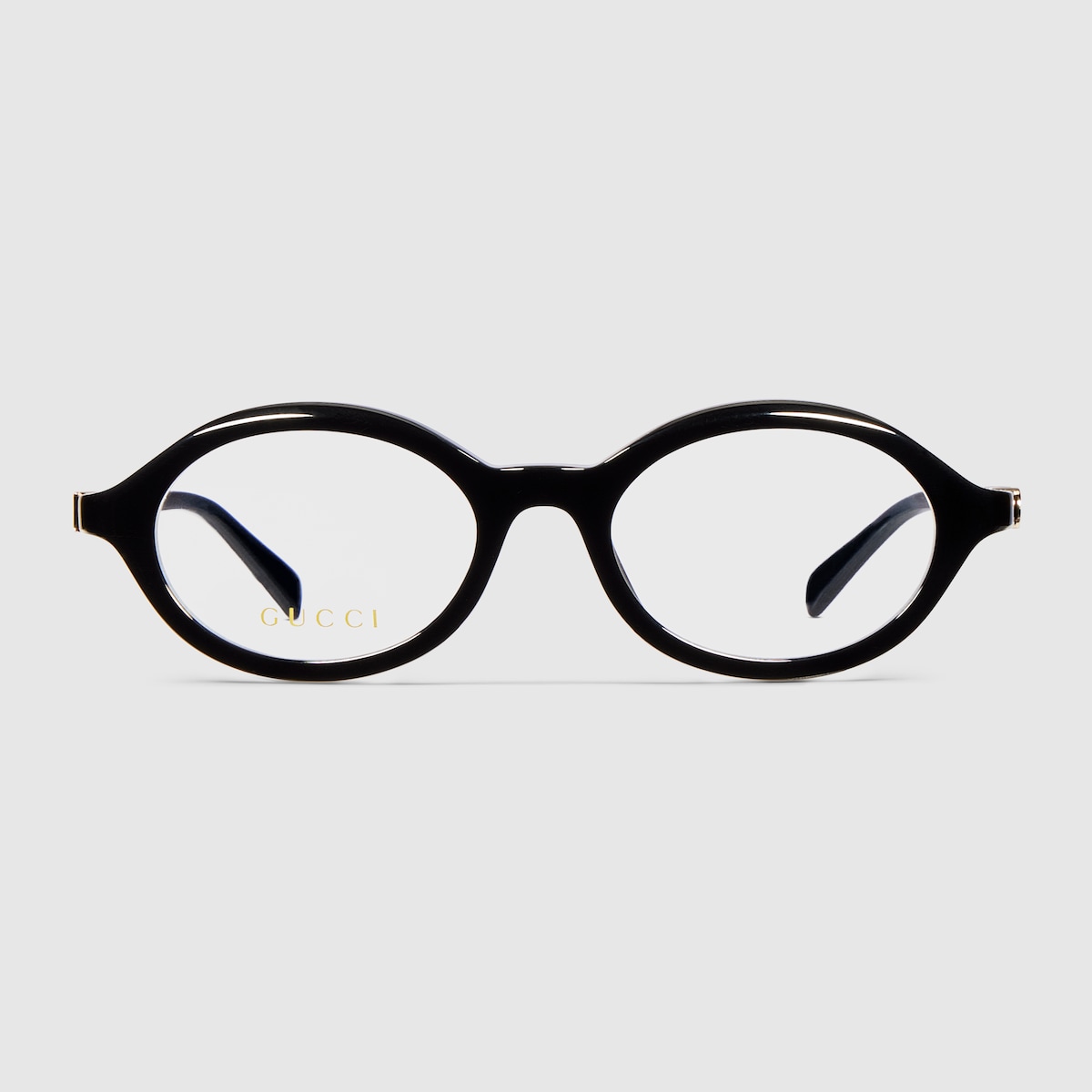 Oval optical frame in black | GUCCI® US