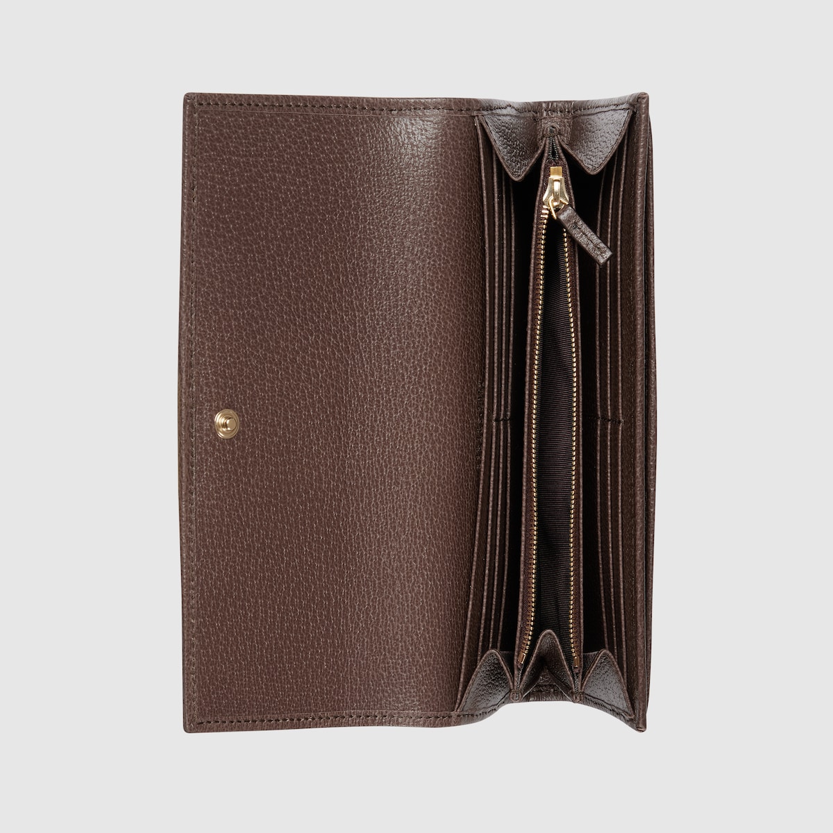 Ophidia continental wallet in beige and brown GG Supreme | GUCCI® US