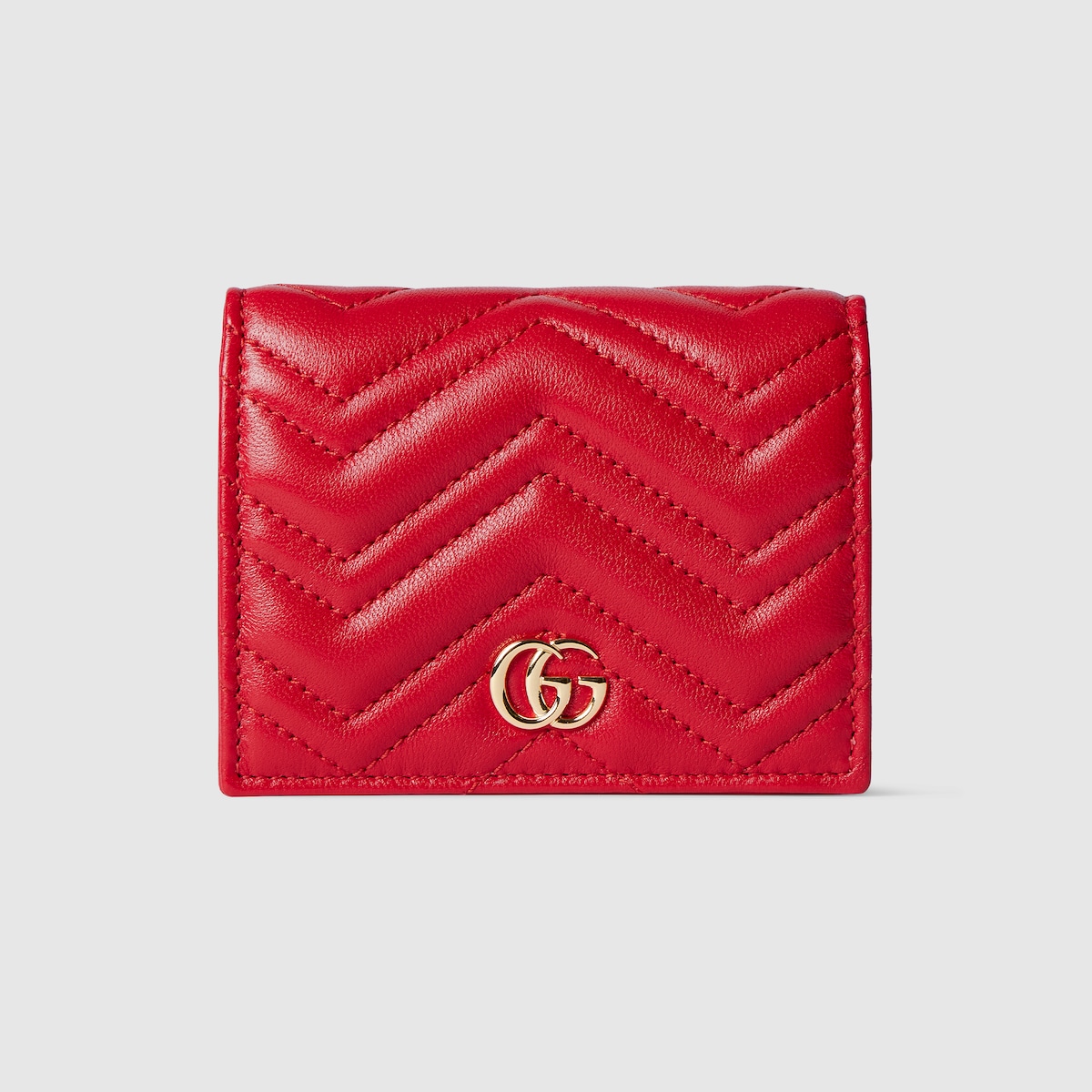 GG Marmont small wallet in bright red leather | GUCCI® SE