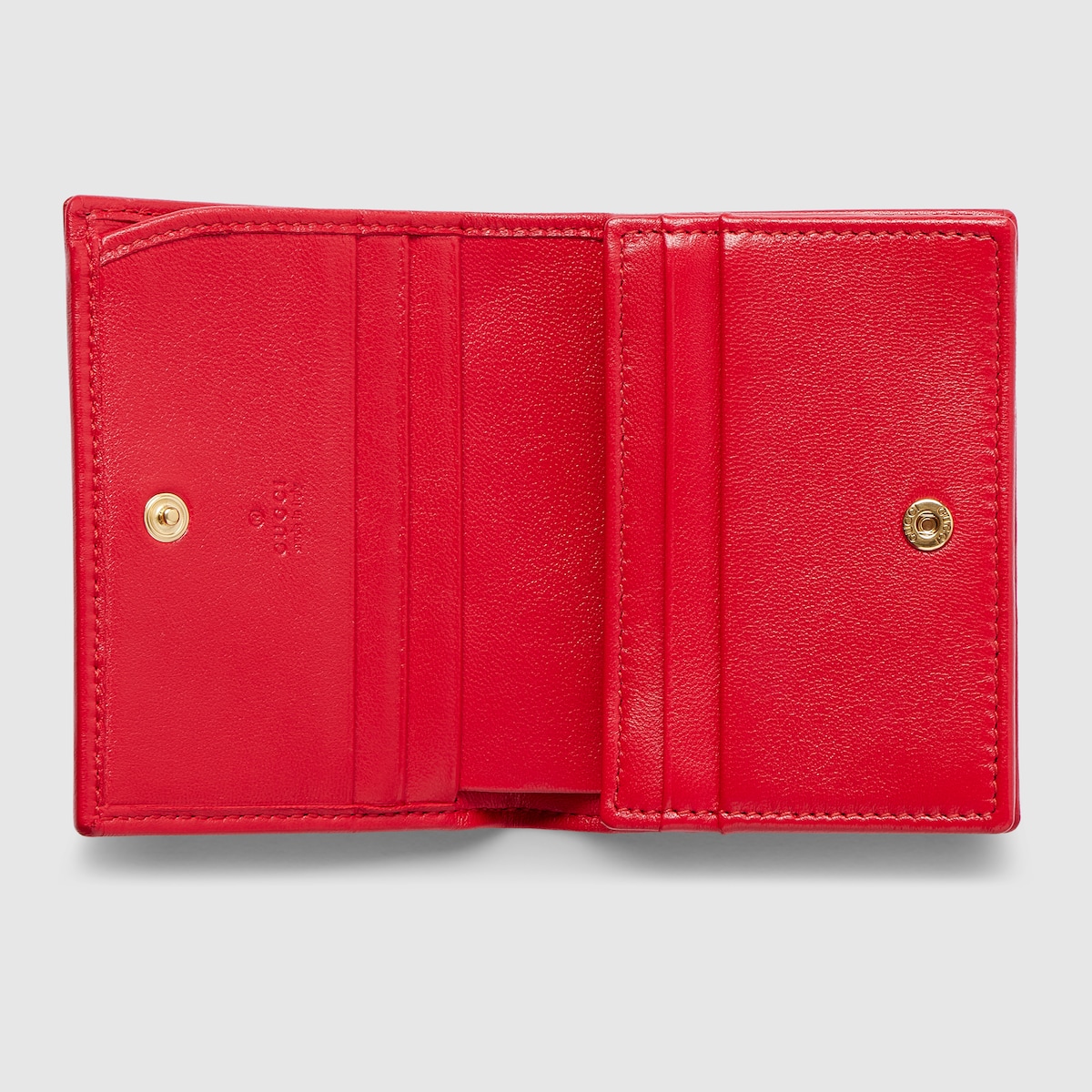 GG Marmont small wallet in bright red leather | GUCCI® SE
