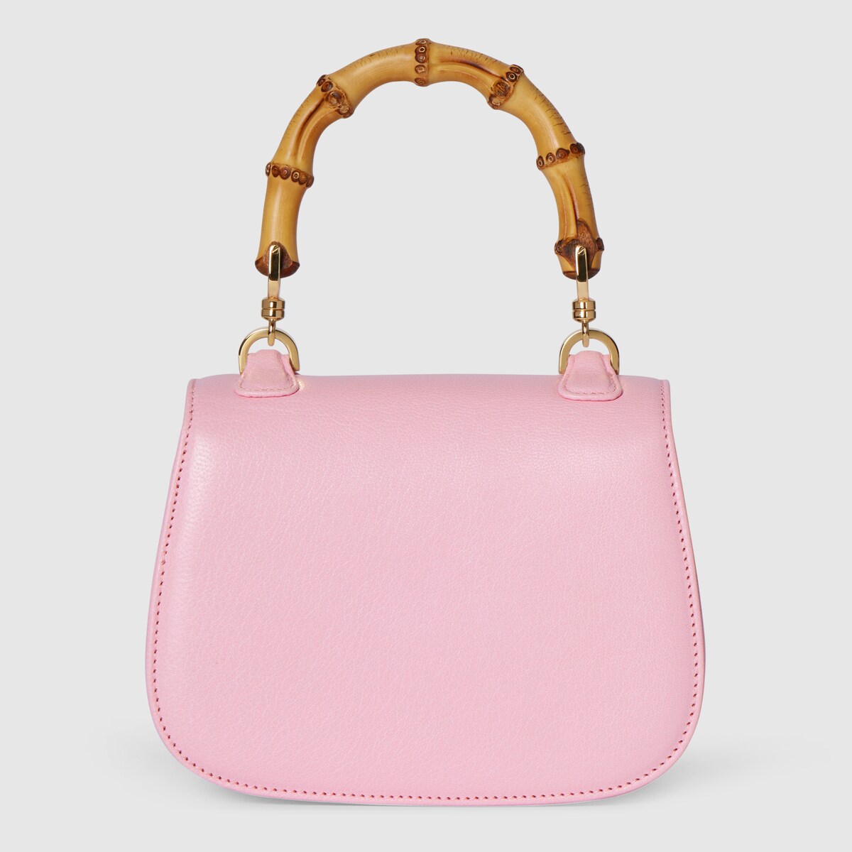 Gucci Bamboo 1947 mini bag in light pink leather | GUCCI® NO