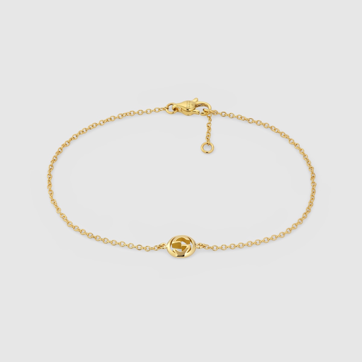 Gucci Interlocking 18k chain bracelet in 18k yellow gold | GUCCI® AE