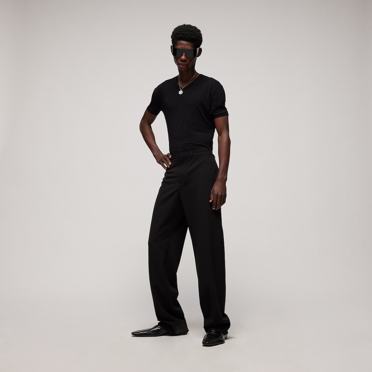 Technical stretch wool pants in black | GUCCI® AU