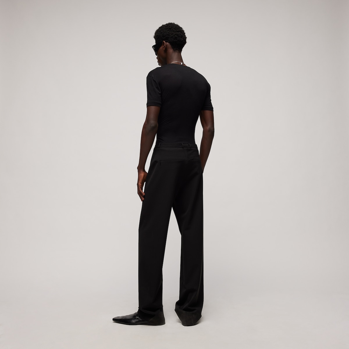 Technical stretch wool pants in black | GUCCI® AU