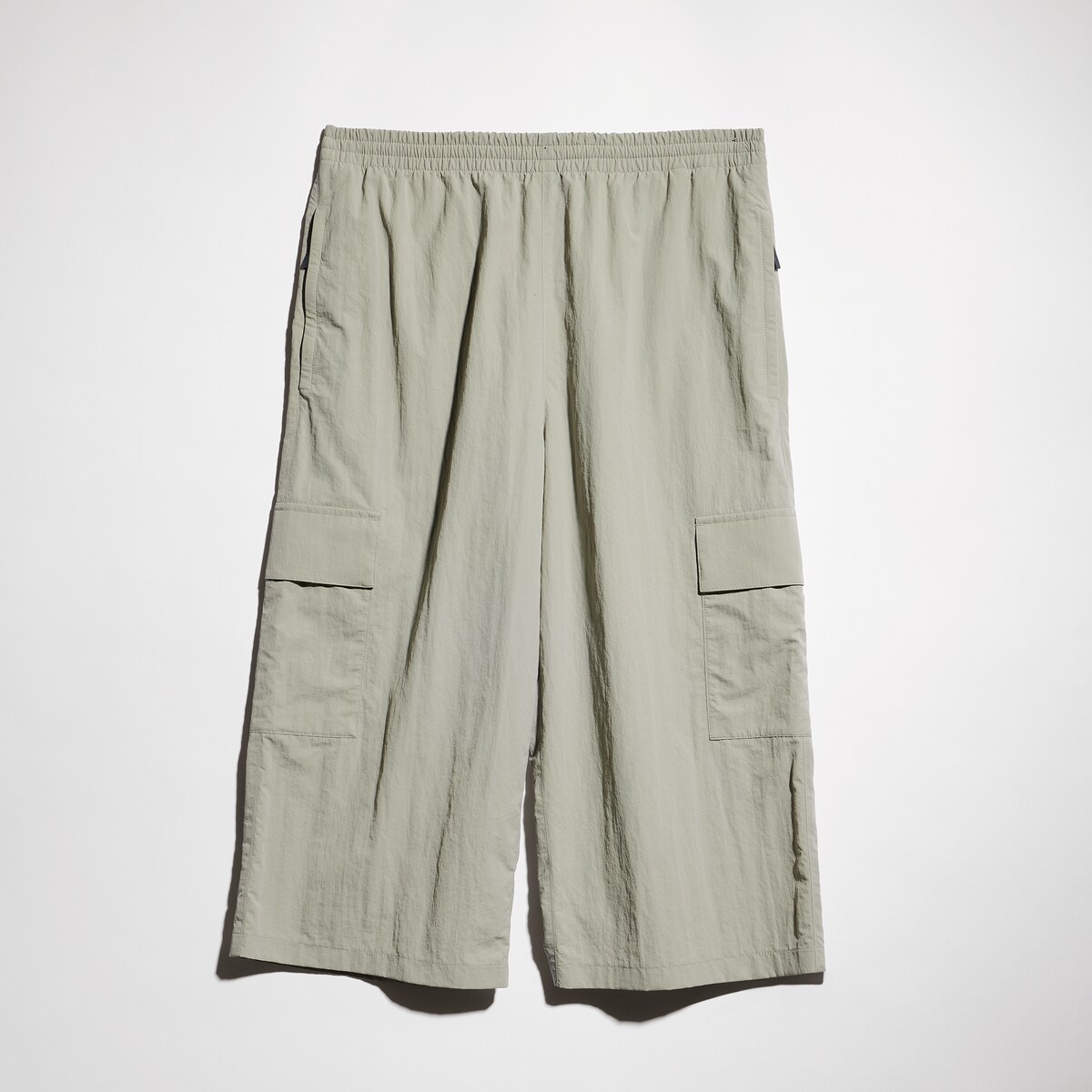 Cargohose aus Nylon mit Knittereffekt in beige | GUCCI® DE