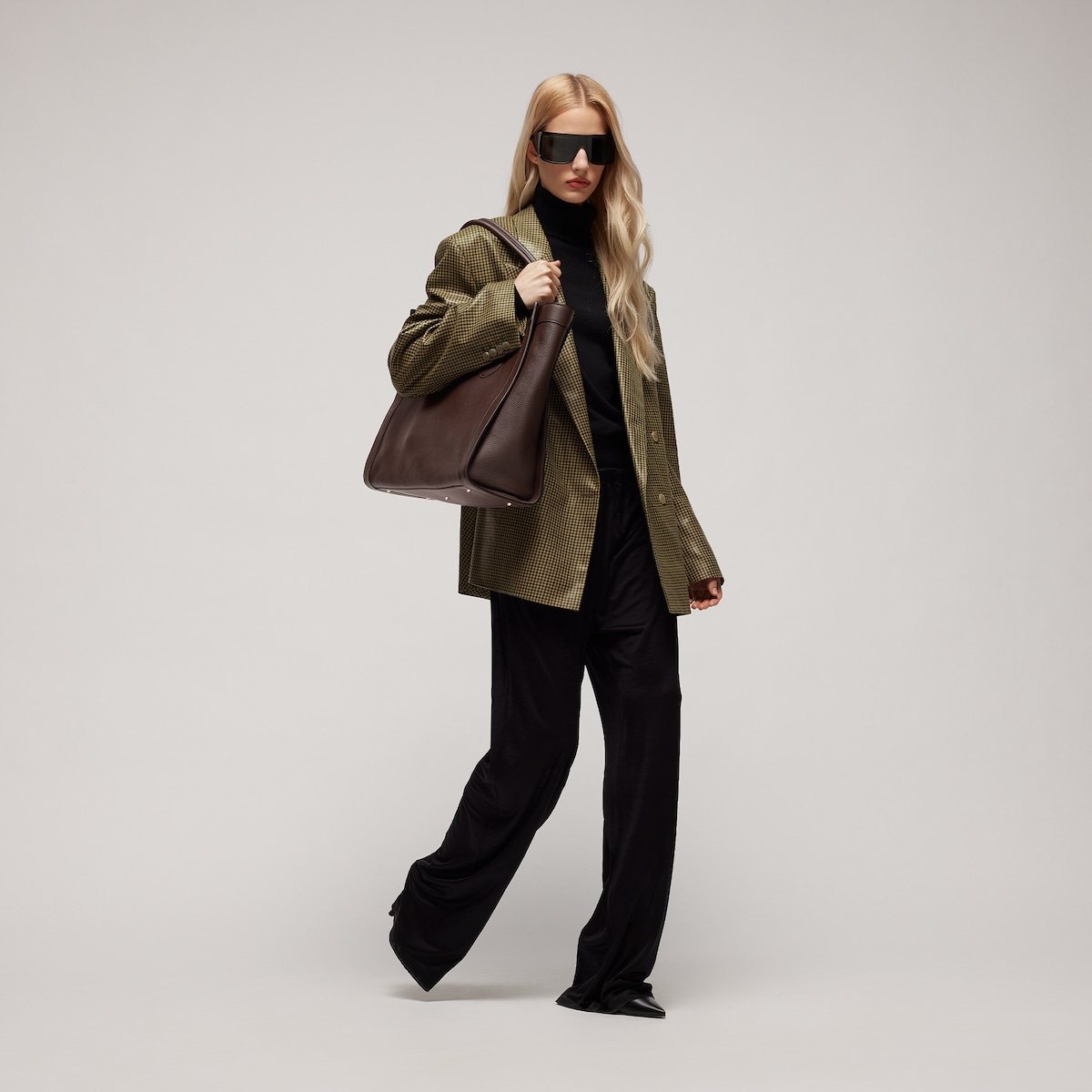 Bamboo Tote grand sac en cuir marron | GUCCI® FR