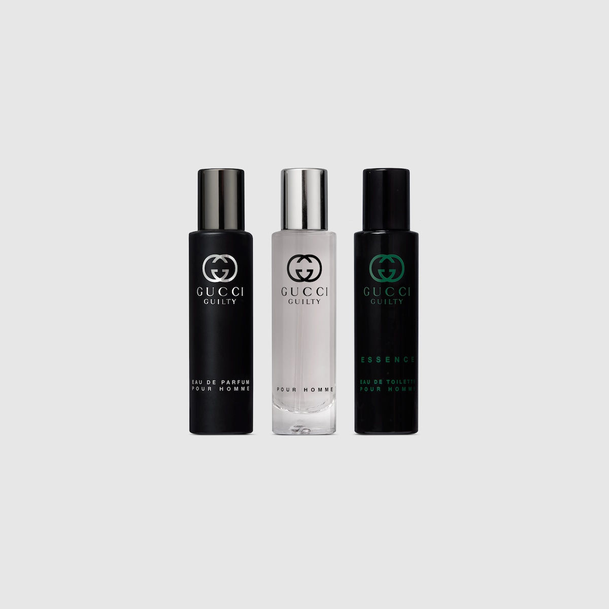 Gucci Guilty Pour Homme Trio Gift Set in travel spray | GUCCI® CA
