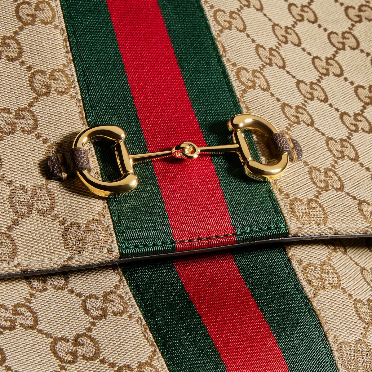 Paparazzo large top handle bag in sand and brown GG canvas | GUCCI® SA