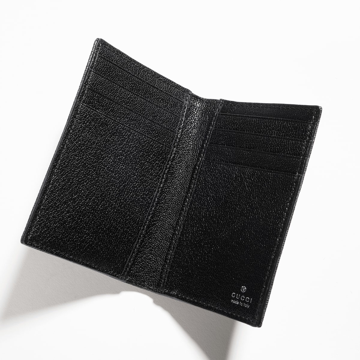 Tarjetero Gucci Essence Classic en canvas GG negro | GUCCI® MX