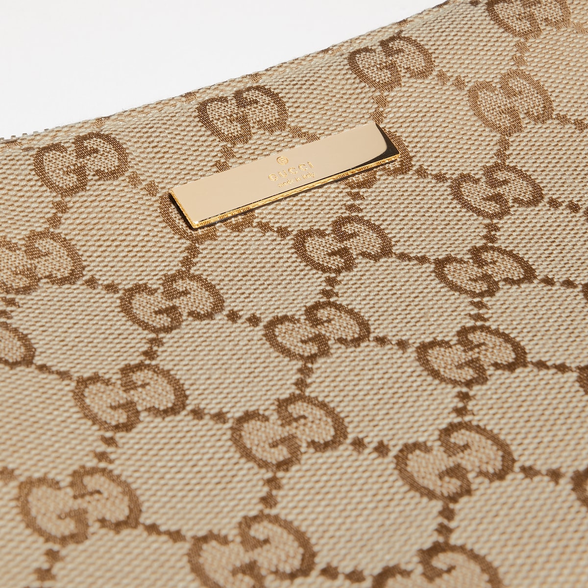 Lady Lunetta small shoulder bag in sand and brown GG canvas | GUCCI® SG
