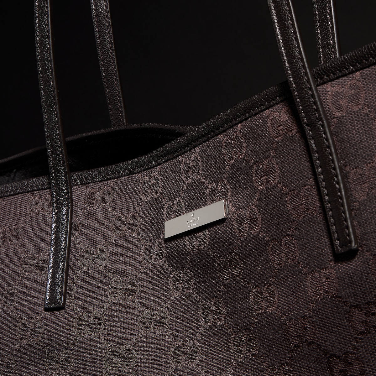 Gucci Tribeca large tote bag in dark brown GG canvas | GUCCI® CH