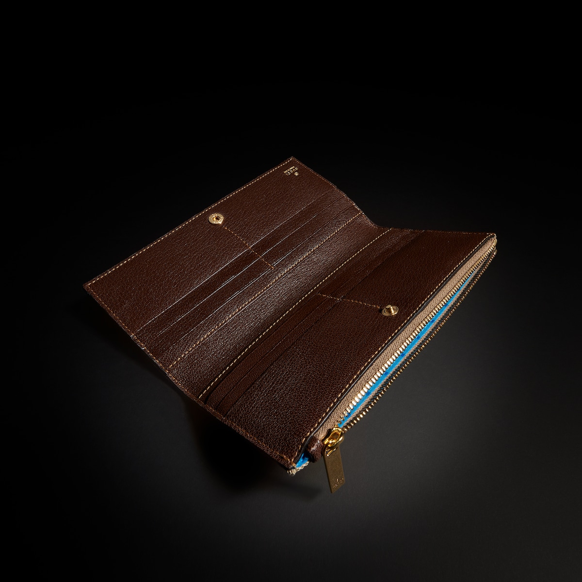 Long wallet with Gucci plaque in sand and brown GG canvas | GUCCI® INT