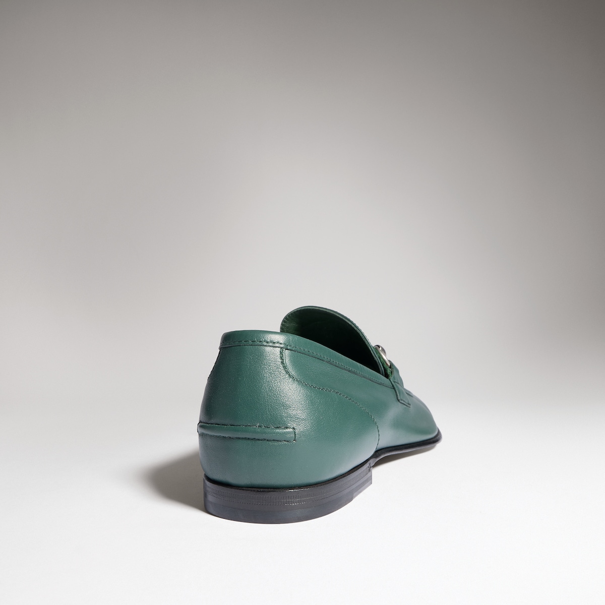 Men's Gucci Como loafer in green leather | GUCCI® UK